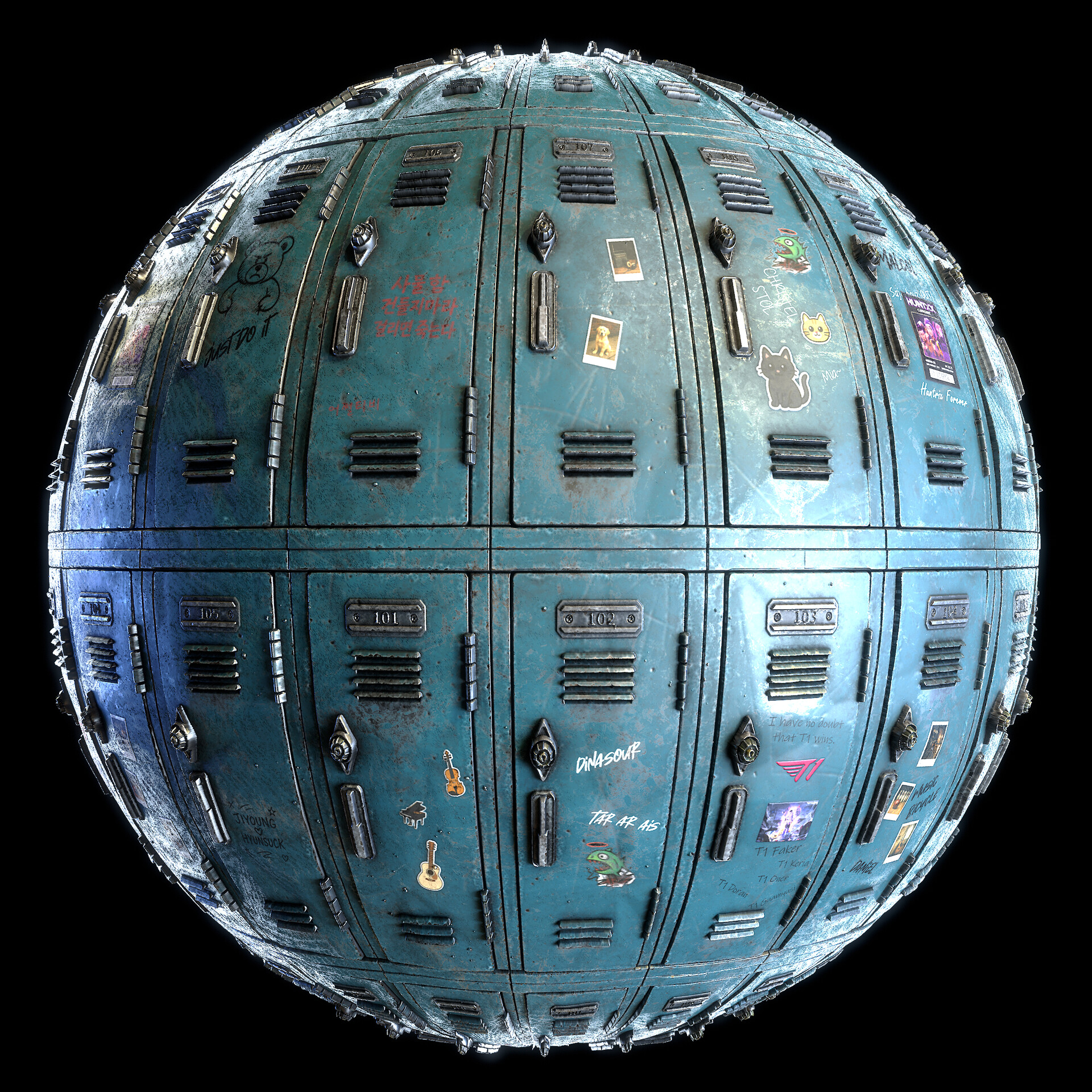 ArtStation - Lockers_Procedural Materials