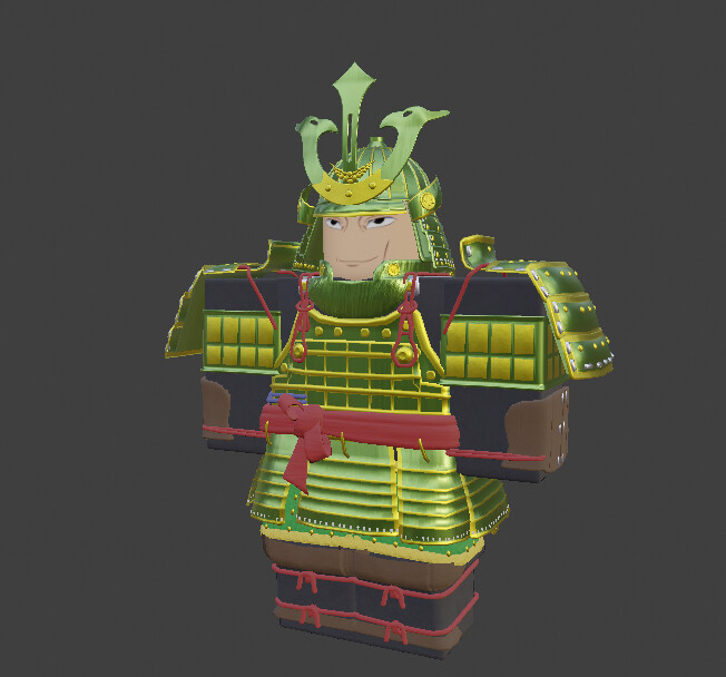 ArtStation - Samurai Custodian Armor Set (Roblox Game Art)