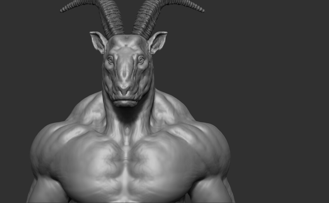 ArtStation - Goat headed demon