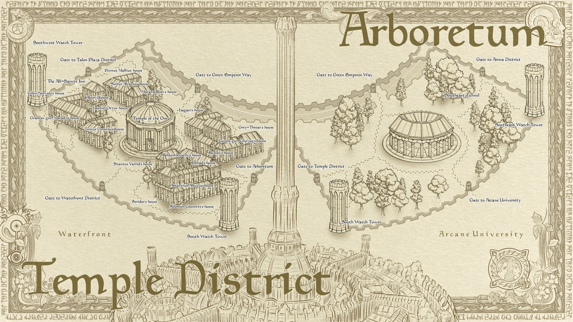 Roddy E - The Elder Scrolls IV: Oblivion - Remastered : City Maps (Part 2)