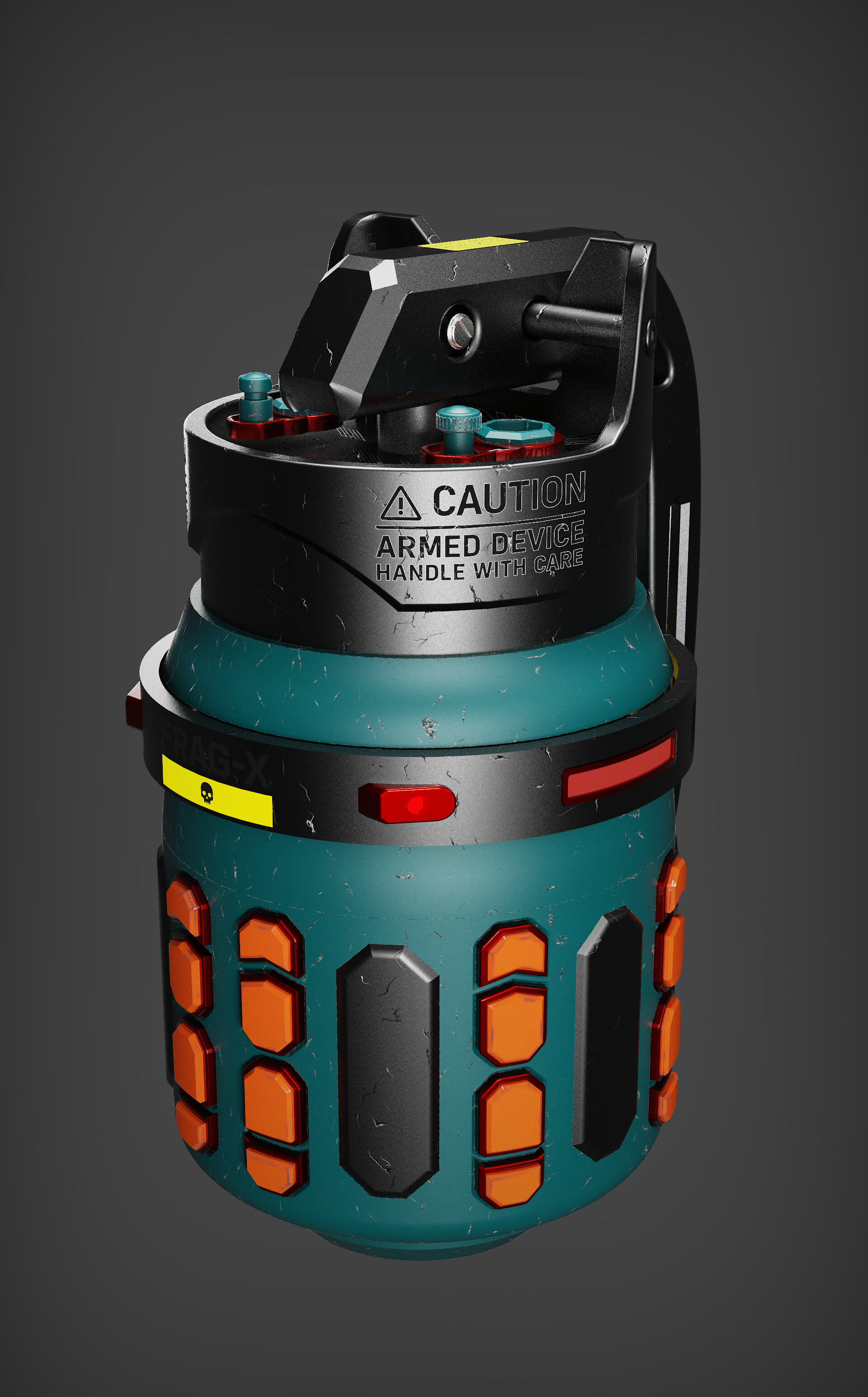 ArtStation - FRAG-X | Adaptive Tactical Grenade Concept
