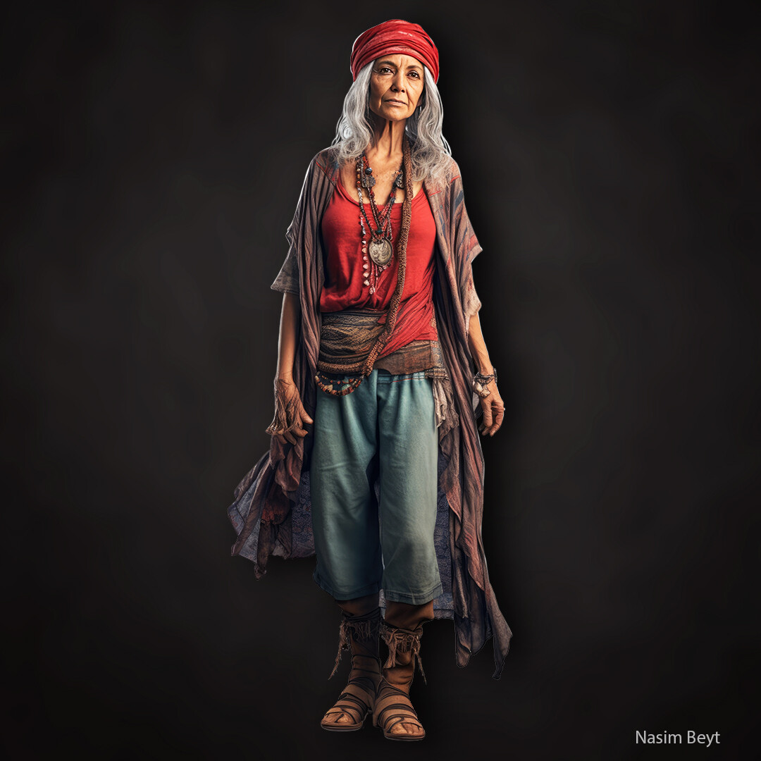 ArtStation - 500 American Gypsy Female Clothes. Character References ...