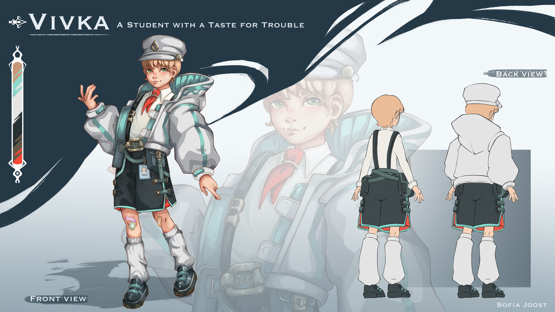 ArtStation - Personal project - Main character of my video game