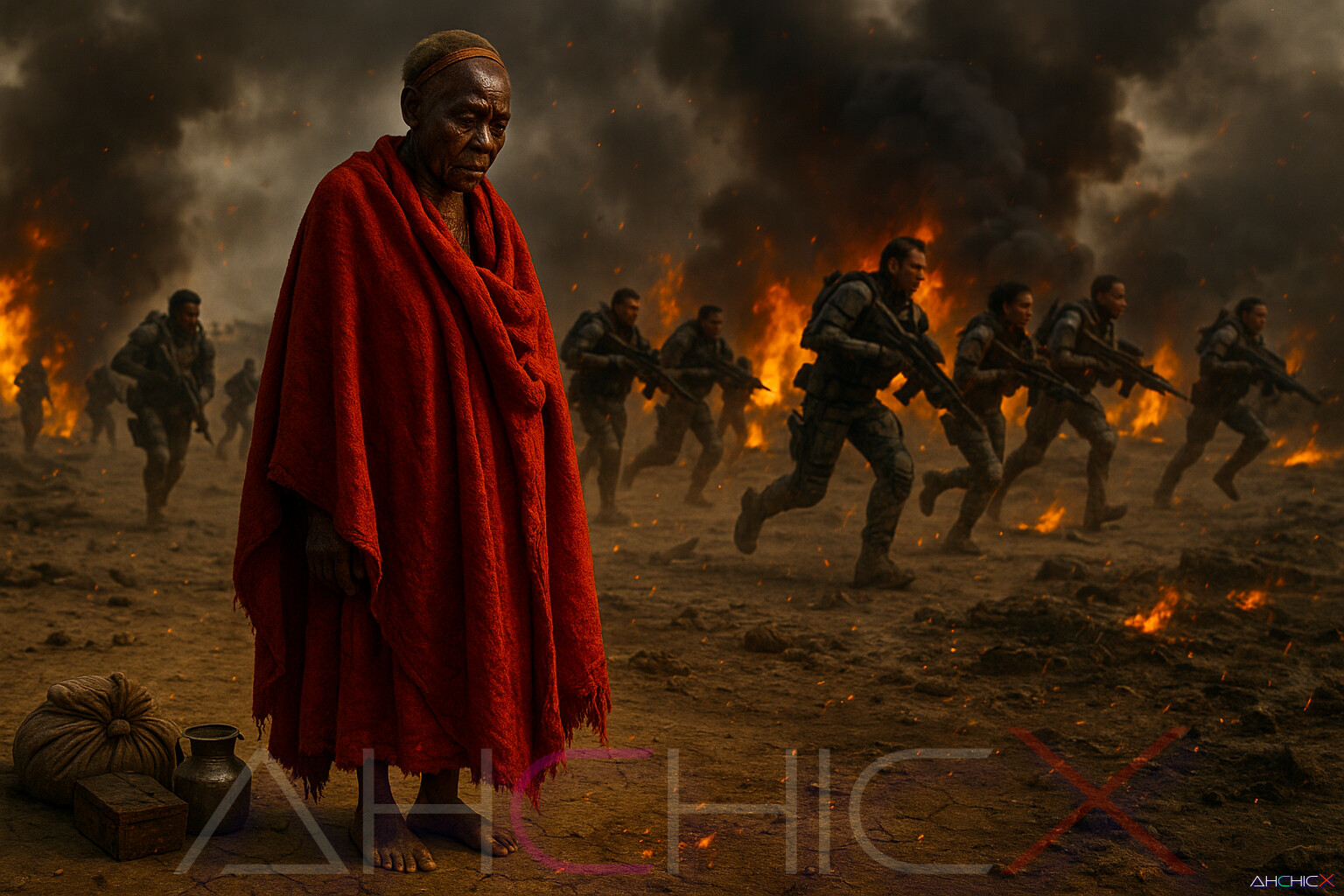 ArtStation - Caught in the Crossfire | World Portrait Series ...