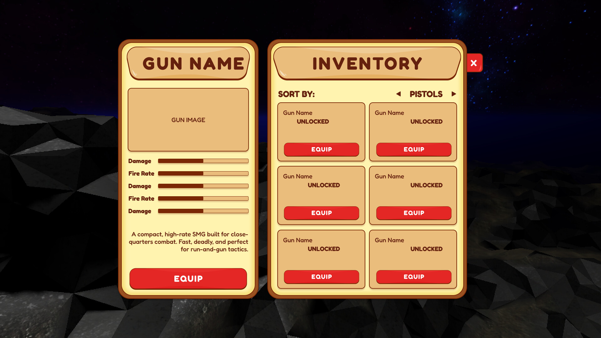 Solys Game User Interface Designer - Cream Cartoony Roblox UI