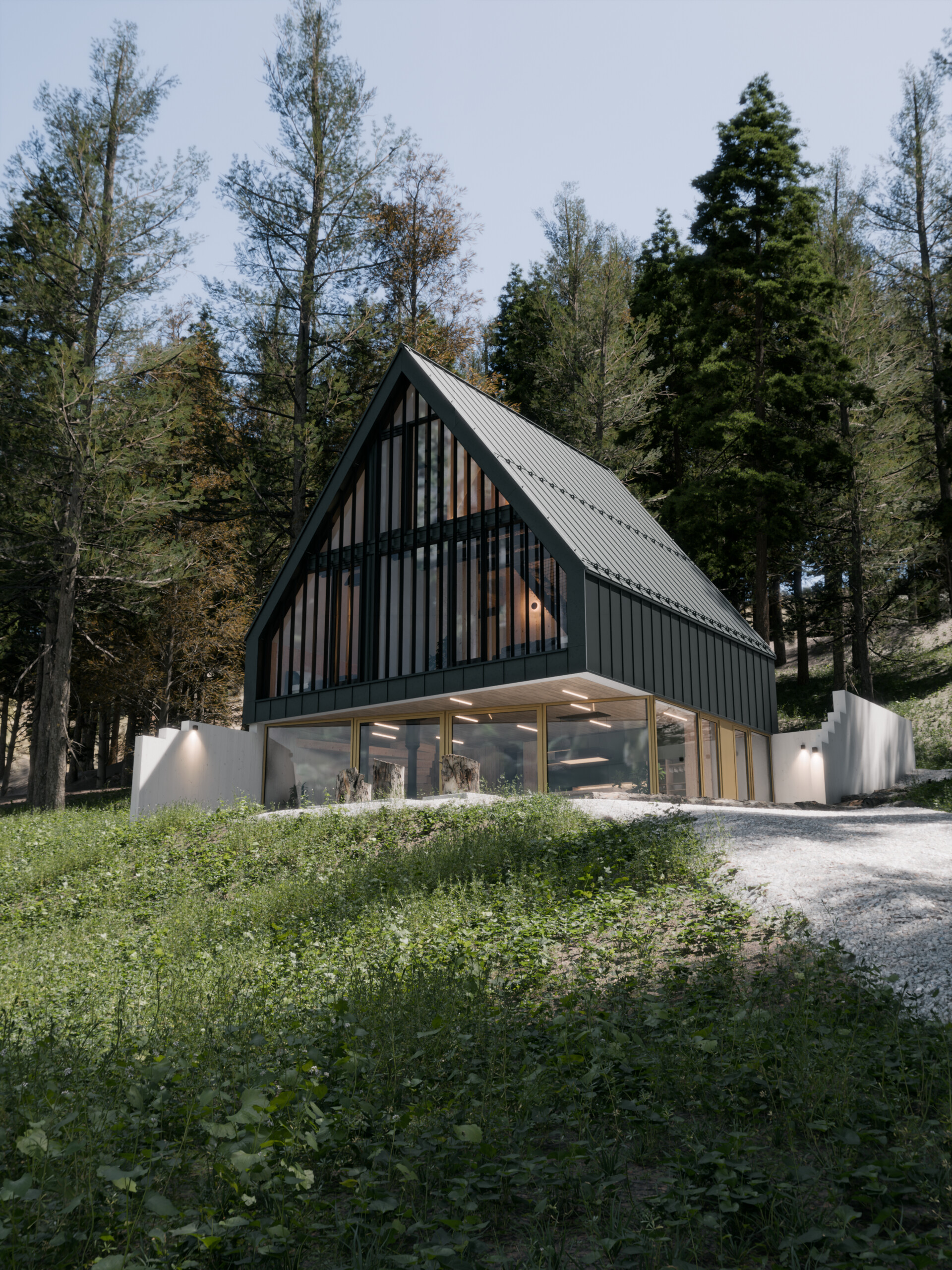 ArtStation - Pine Chalet