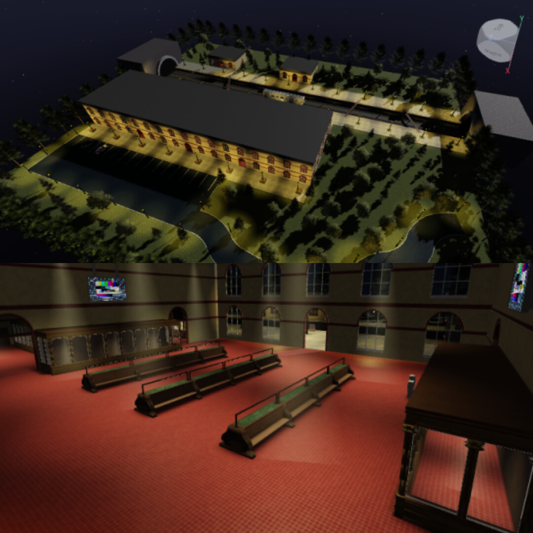 ArtStation - The Train Station: The Night Of Panic