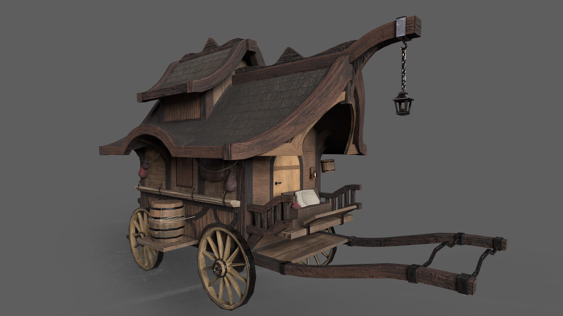 ArtStation - WIP - Fantasy Wagon