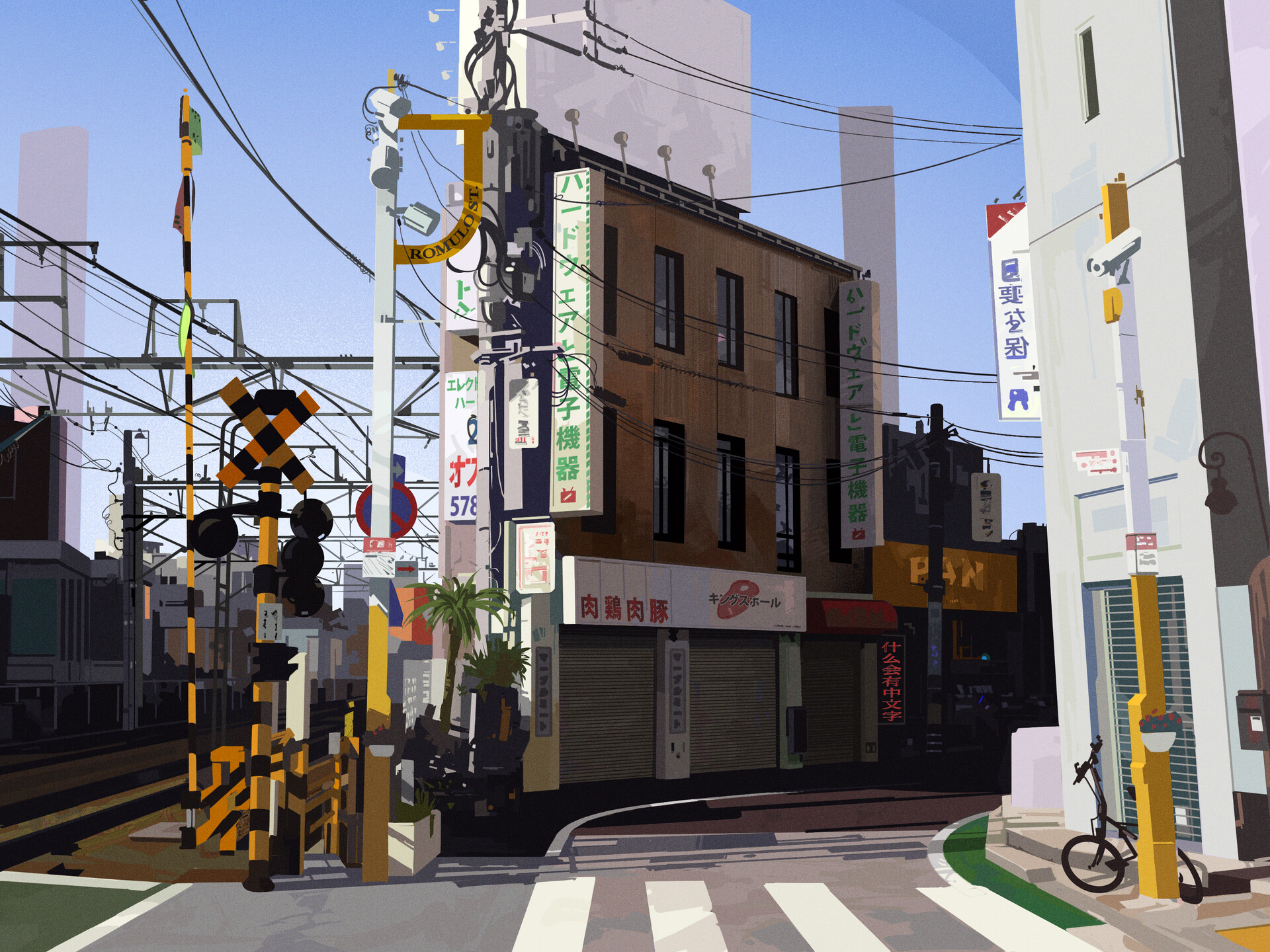 ArtStation - Train rails