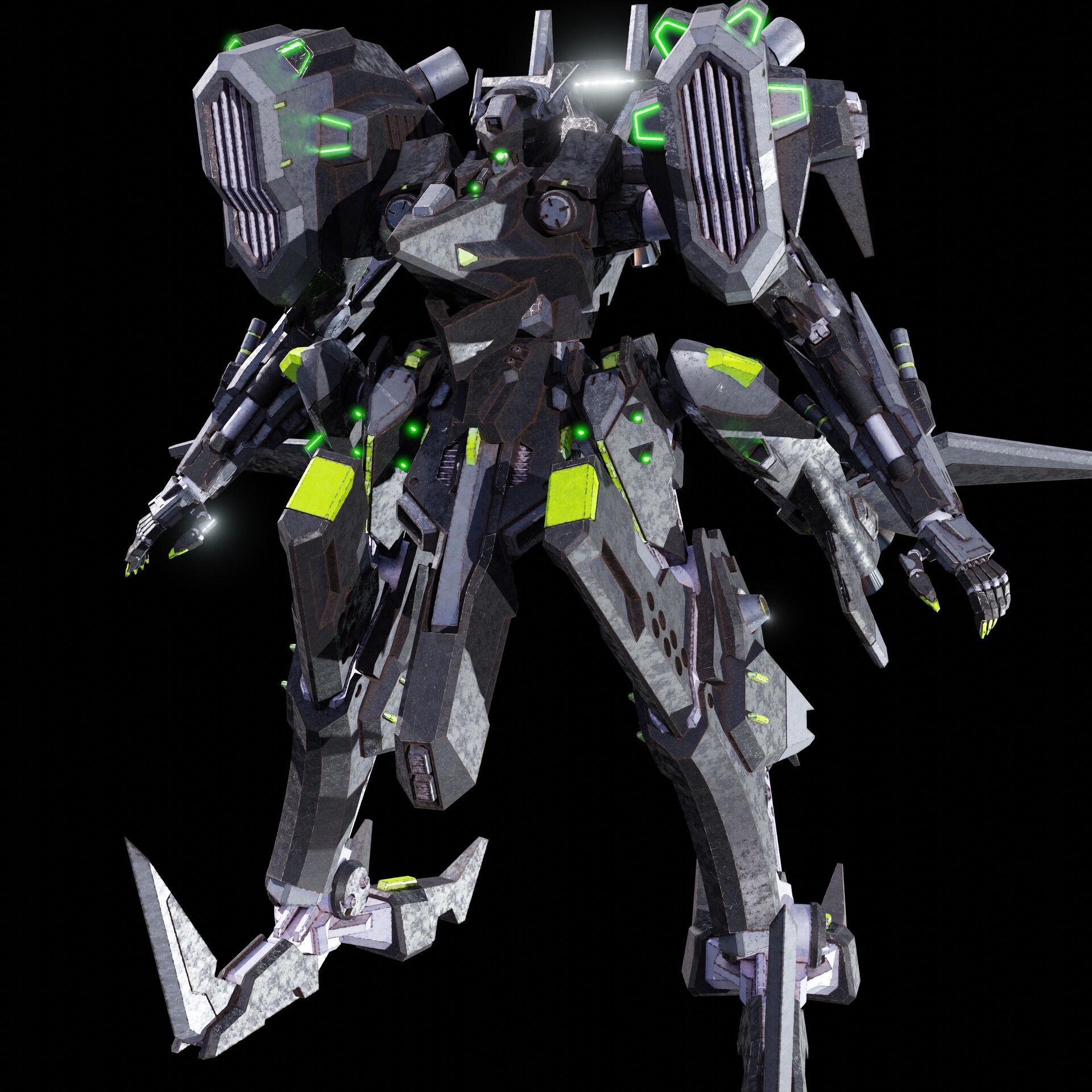 ArtStation - Original mech No. 5 Rough