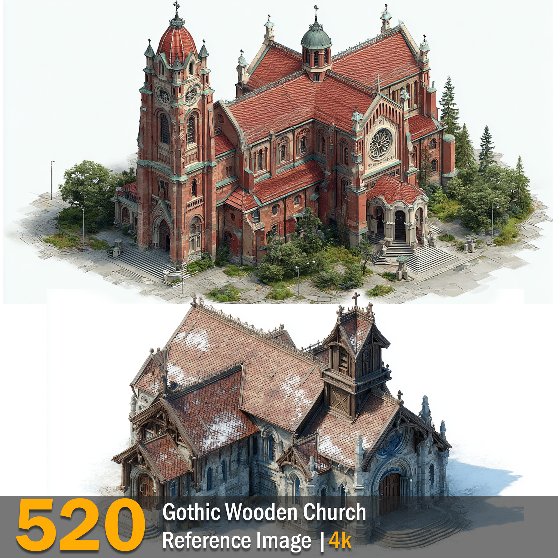 ArtStation - Gothic Wooden Church | Reference Images | 8K