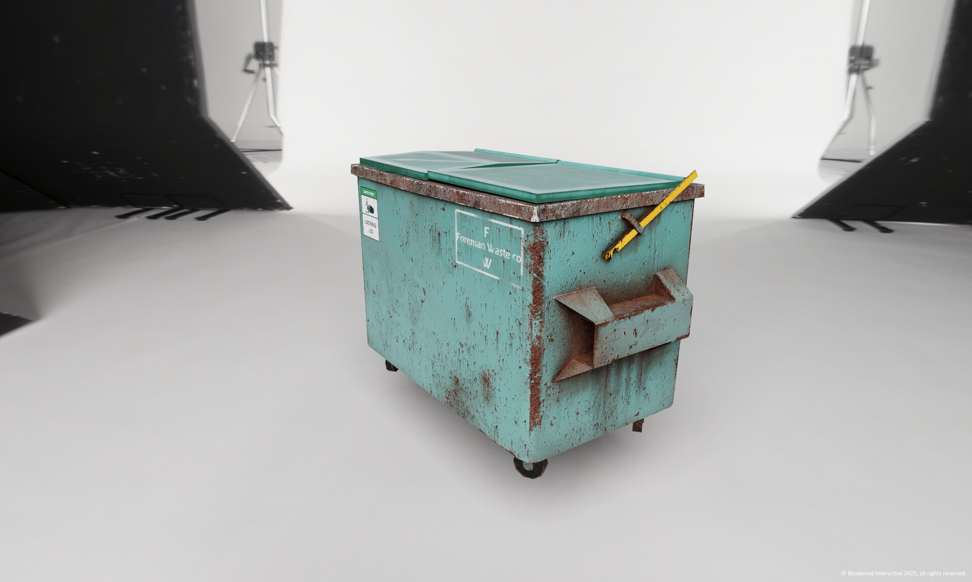 ArtStation - Trash can prop