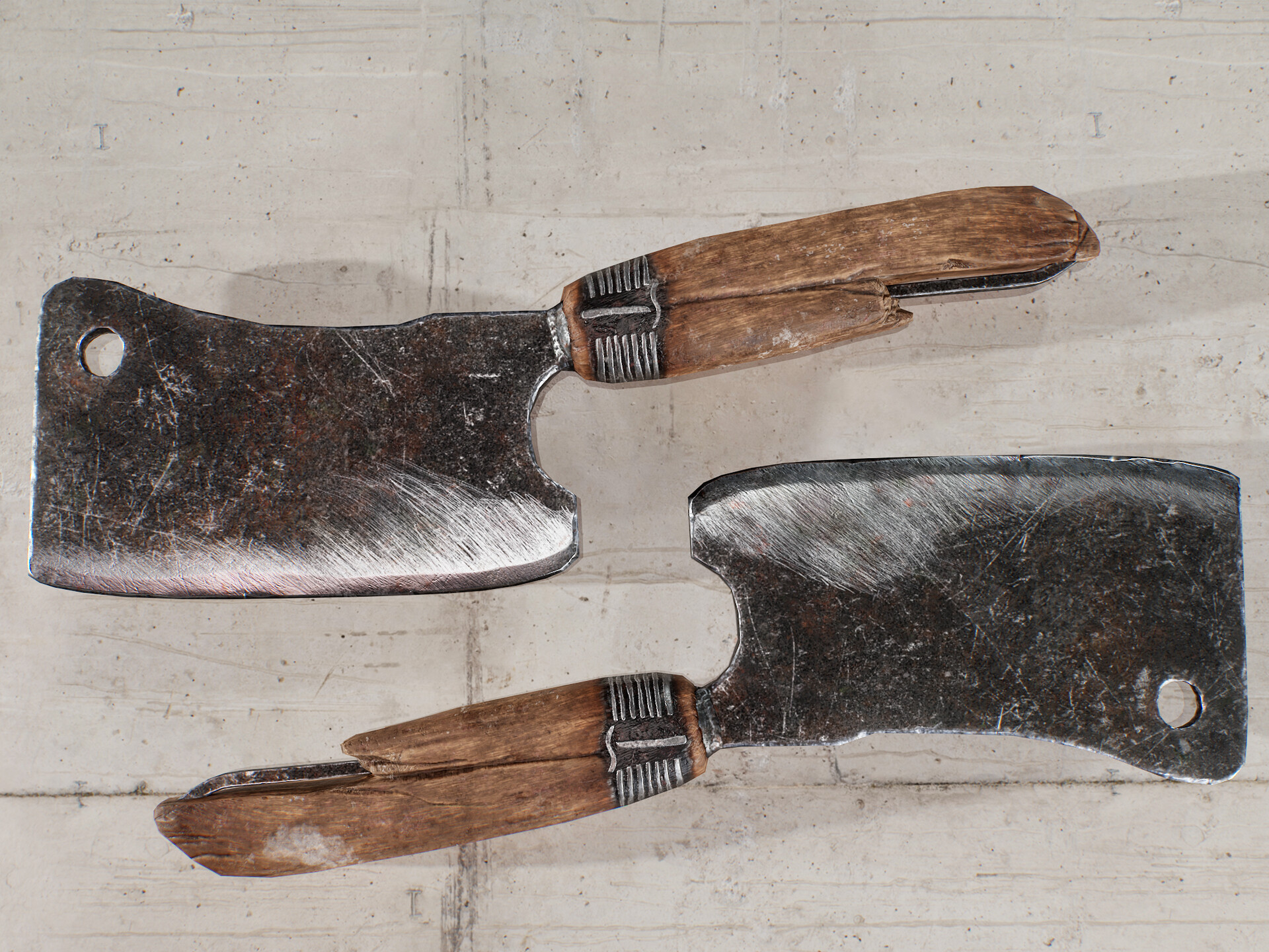 ArtStation - Antique Butcher Cleaver