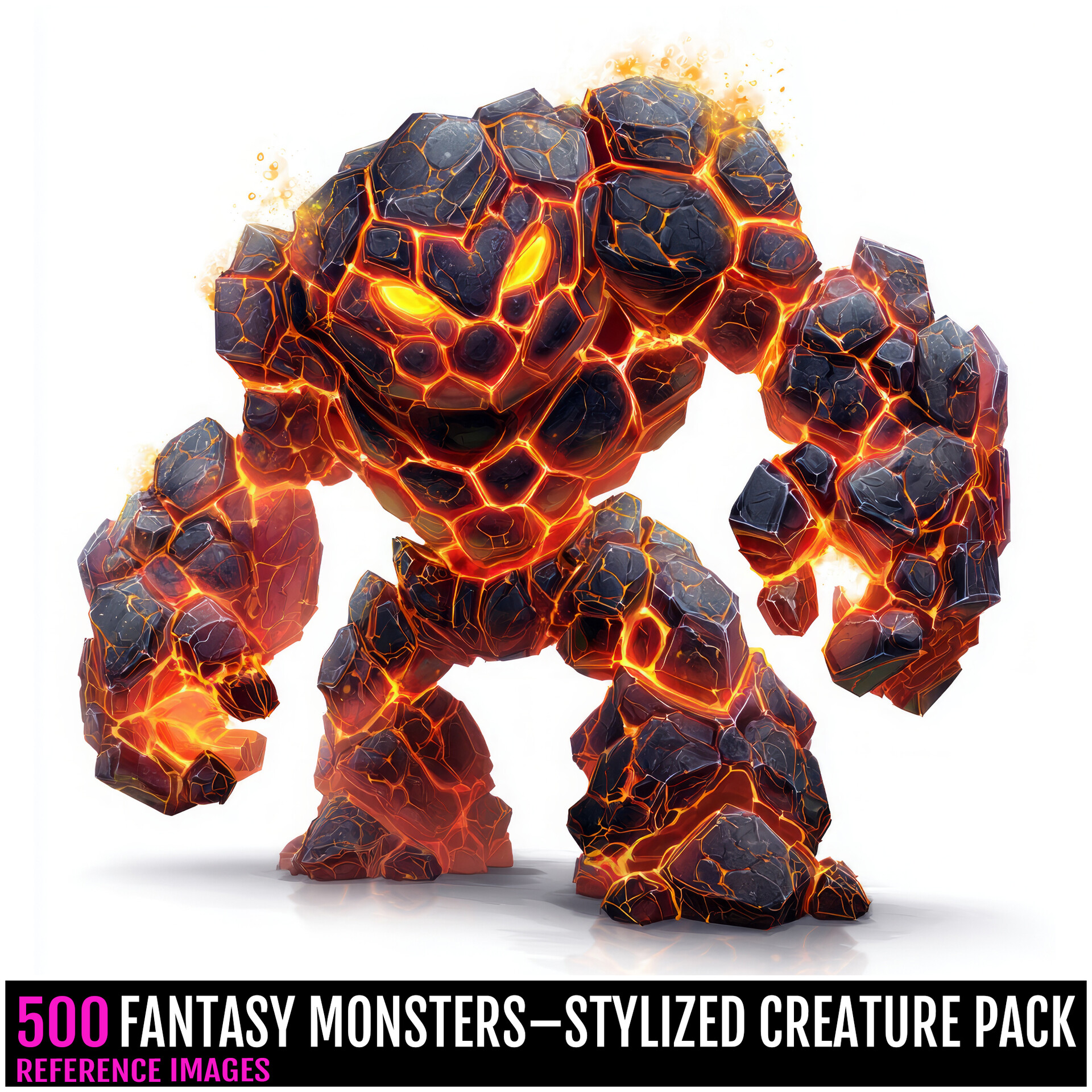 ArtStation - 500 FANTASY MONSTERS – STYLIZED CREATURE PACK