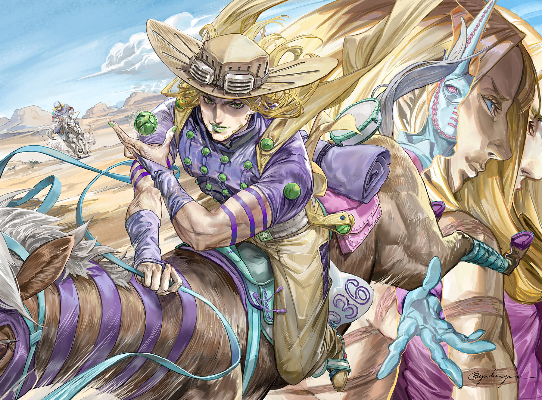 ArtStation - Gyro Zeppeli