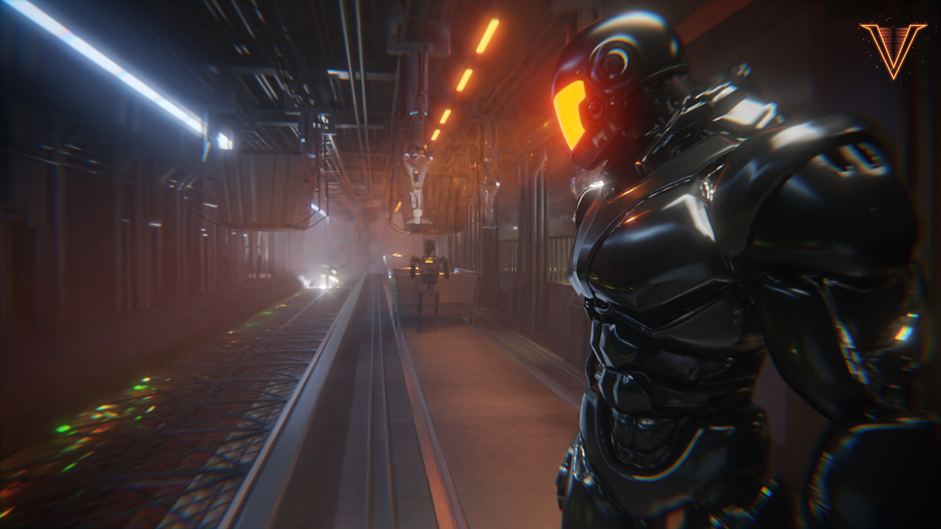 ArtStation - Scrap Transport Hall - VK Robot