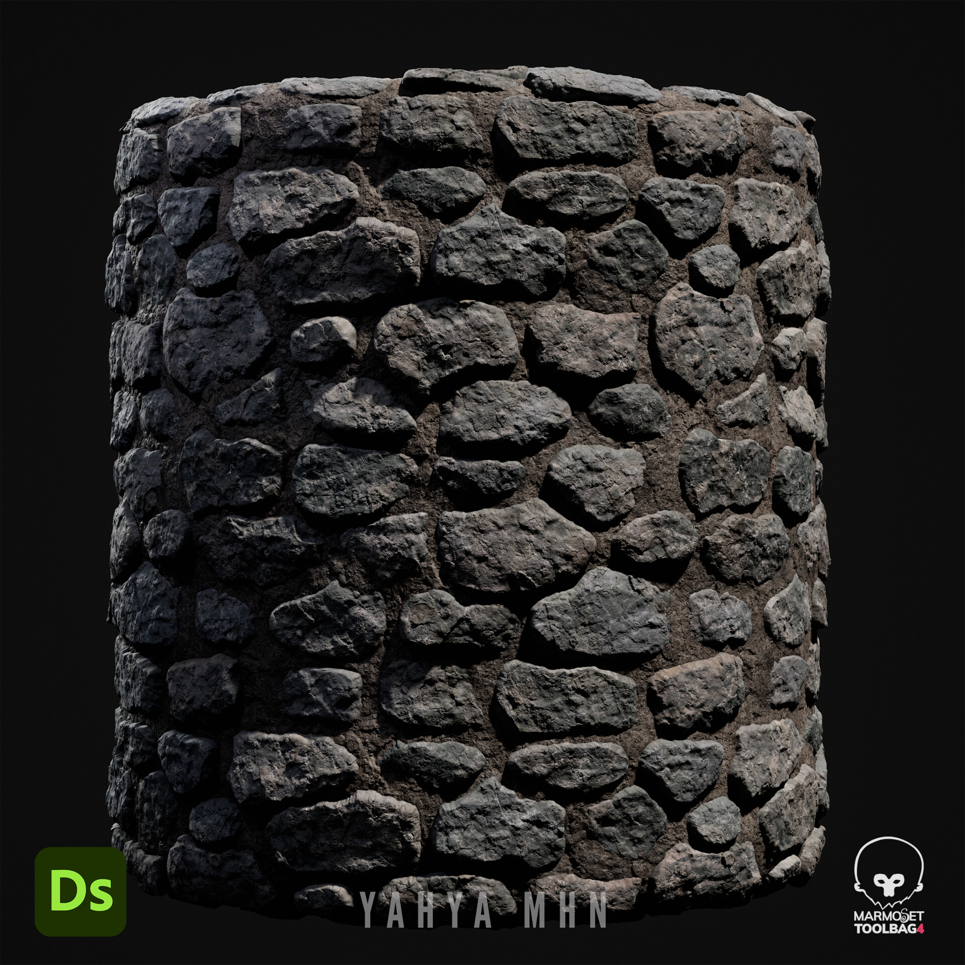 ArtStation - Medieval Stone Wall