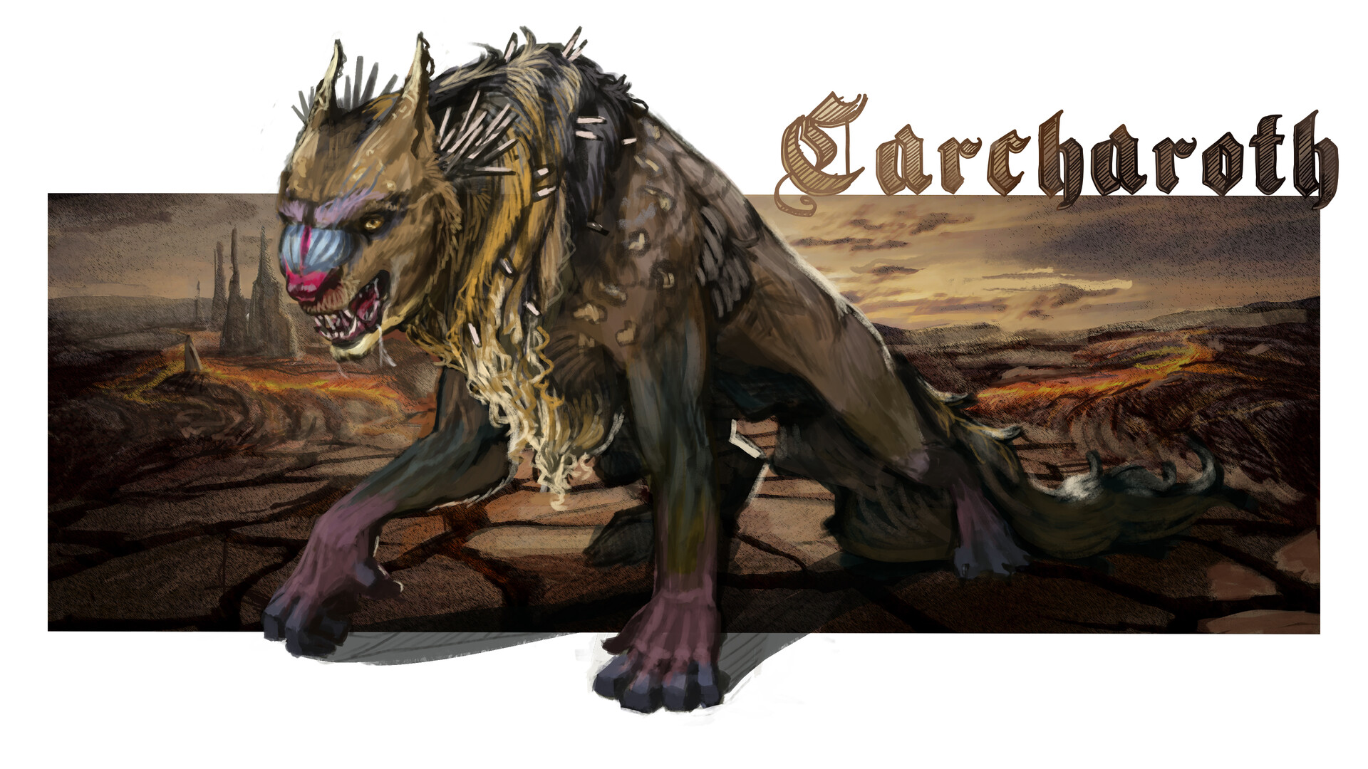 ArtStation - Creature Design - Carcharoth