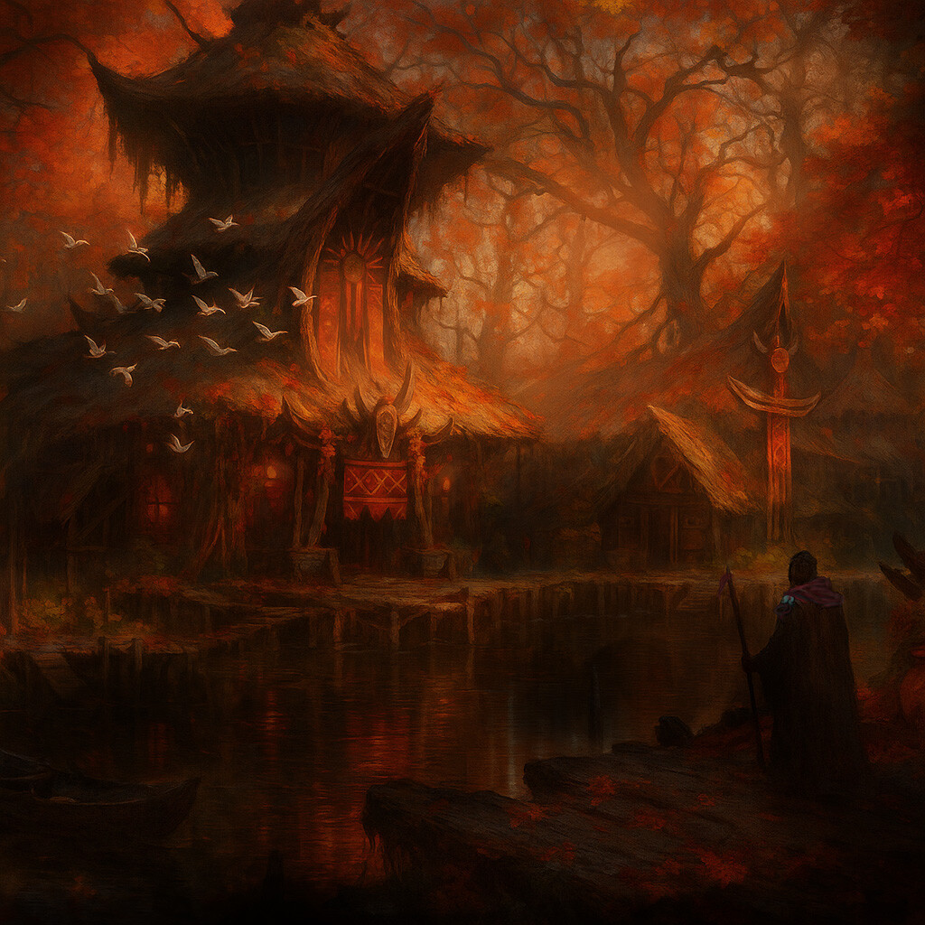 ArtStation - Autumn Monastery