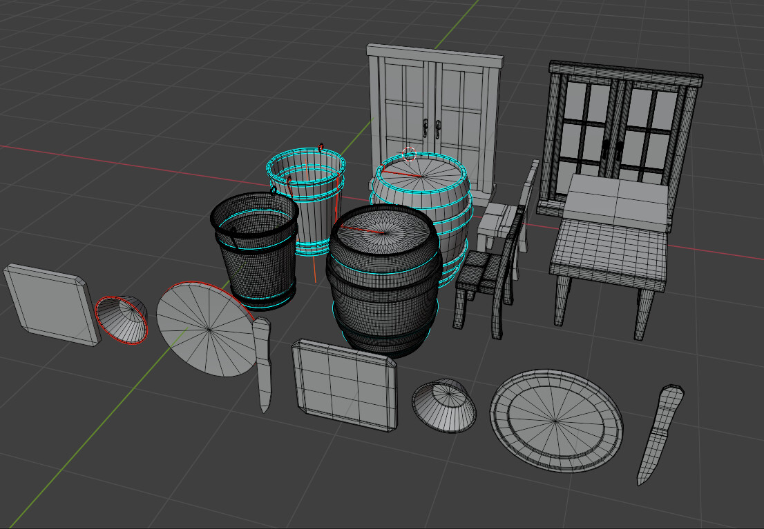 Benjamin Marsac - Modular Interior Base – Survival Horror Game Environment