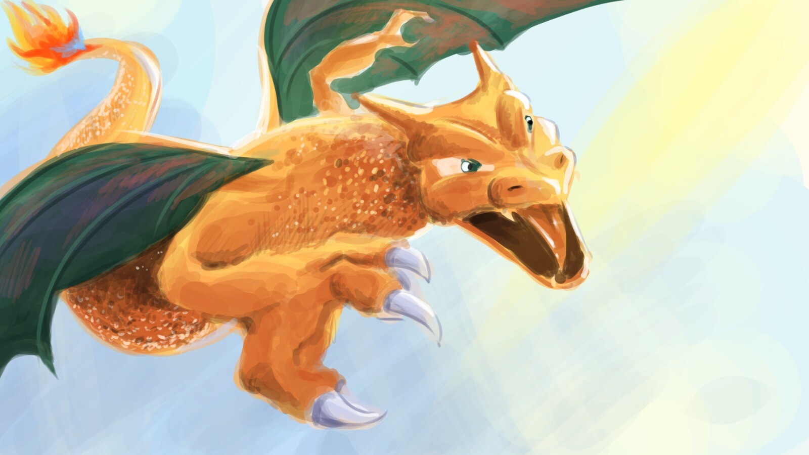 ArtStation - Painting Charizard