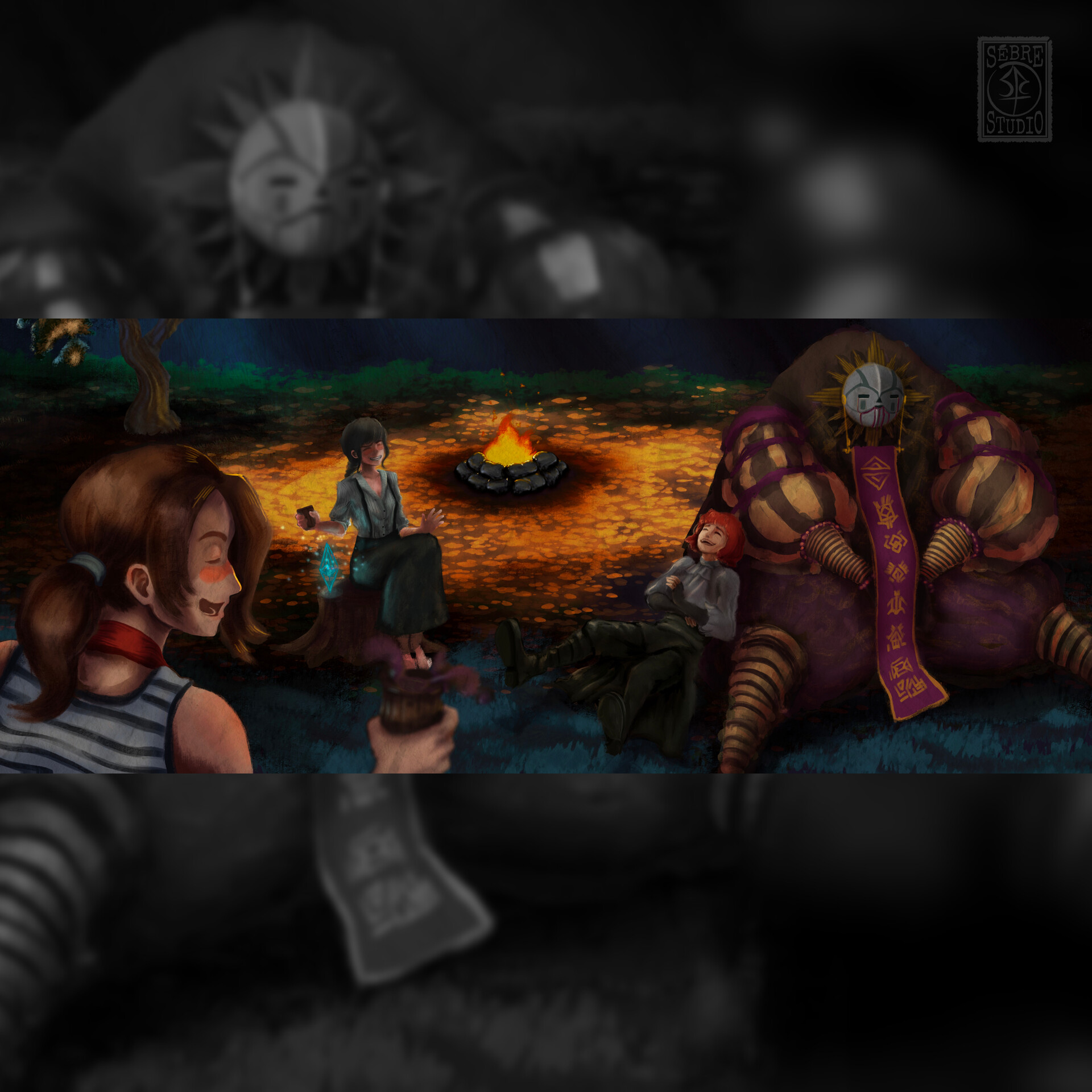 ArtStation - Camp Secret | Clair Obscur Expedition 33