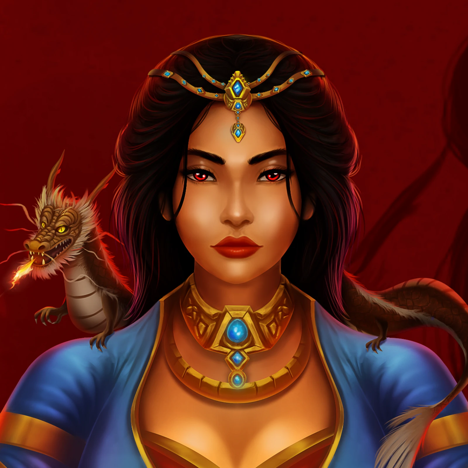 Manoj C - Character Design | Mistress of Dragons | Original Photoshop ...