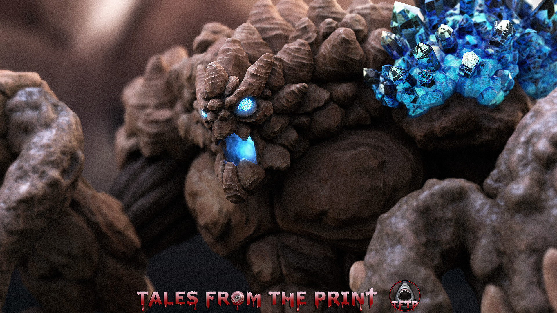 ArtStation - Earth elemental - Stone golem - Tales from the print