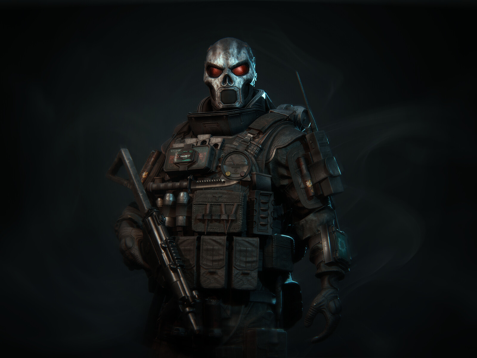 ArtStation - Phantom Unit - Real-time Game Character by Methi Chomphomai