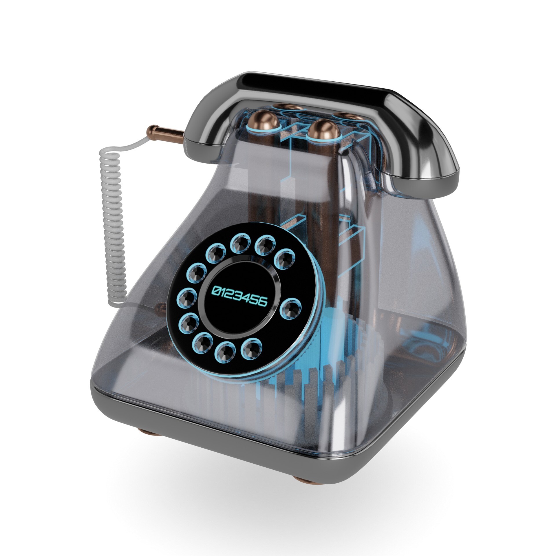 ArtStation - Landline telephone VR / AR / low-poly 3D model