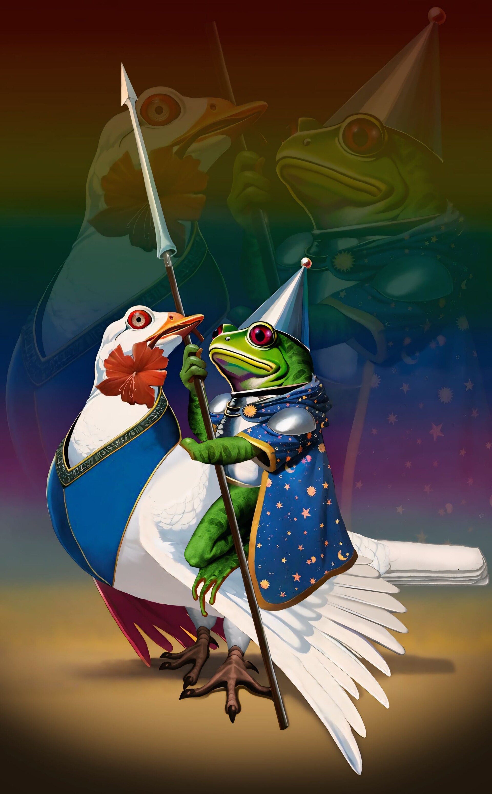 ArtStation - Magic Knight Frog
