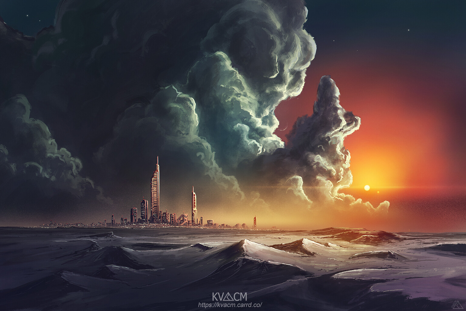 ArtStation - Sunset Towers