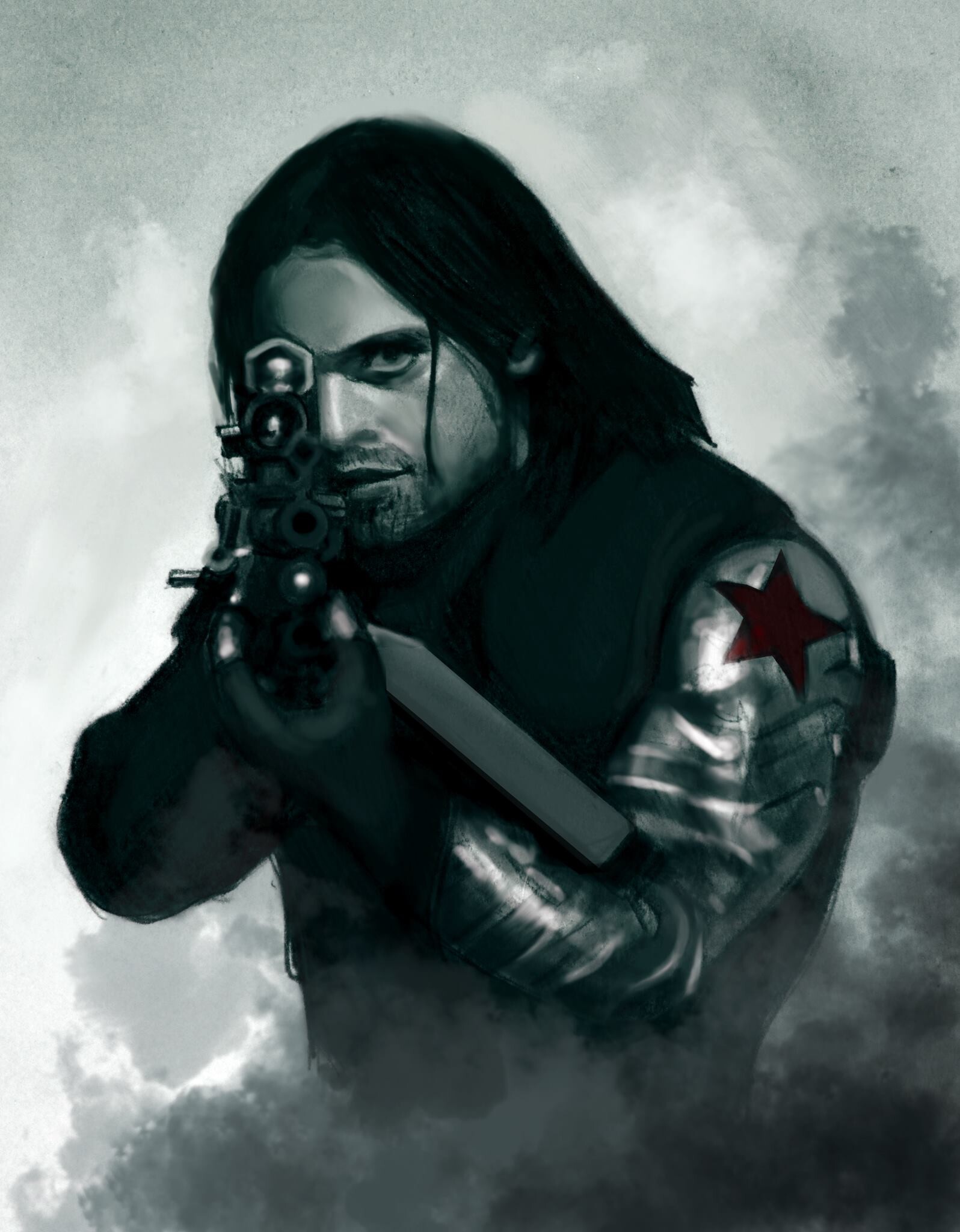 ArtStation - The Winter Soldier