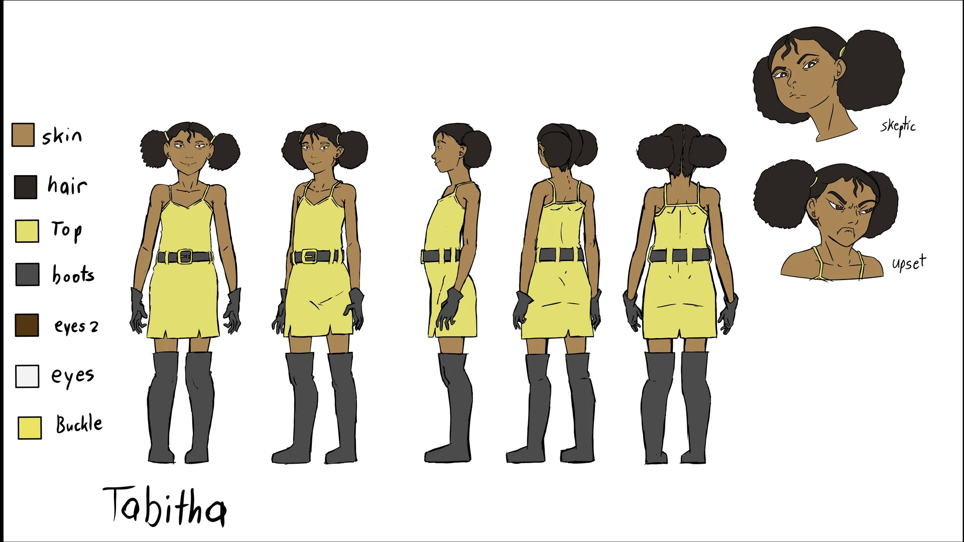 ArtStation - tabitha - character turnaround