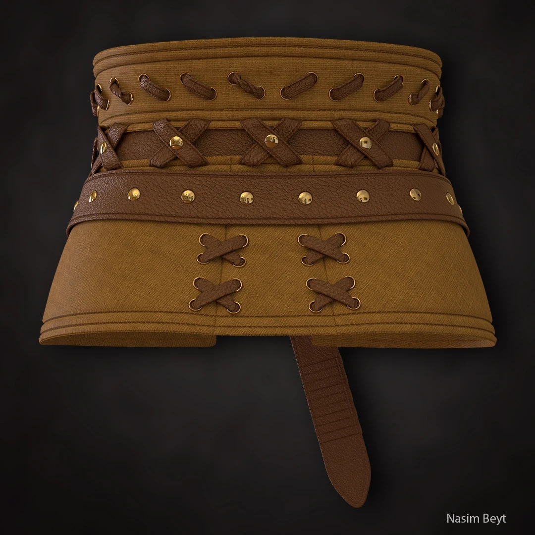 ArtStation - Medieval Collection: 5 Women's Belts (VOL.01). Marvelous ...