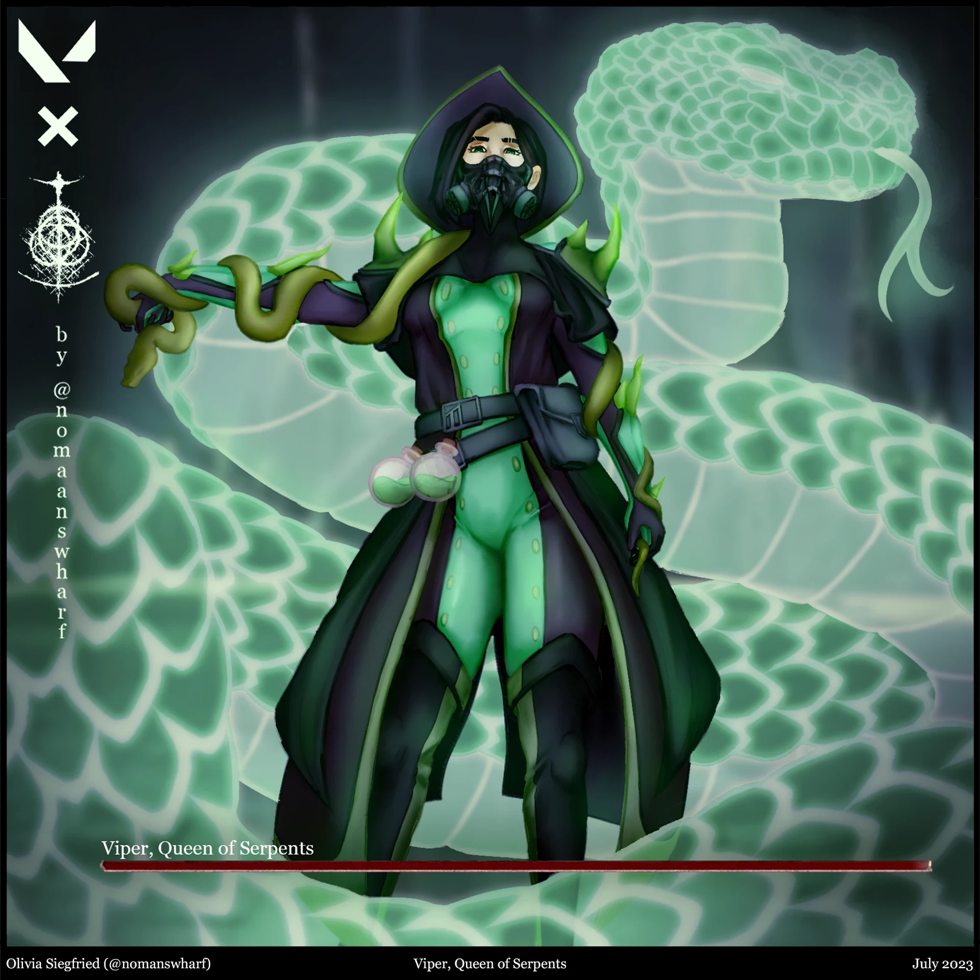 ArtStation - Viper, Queen of Serpents