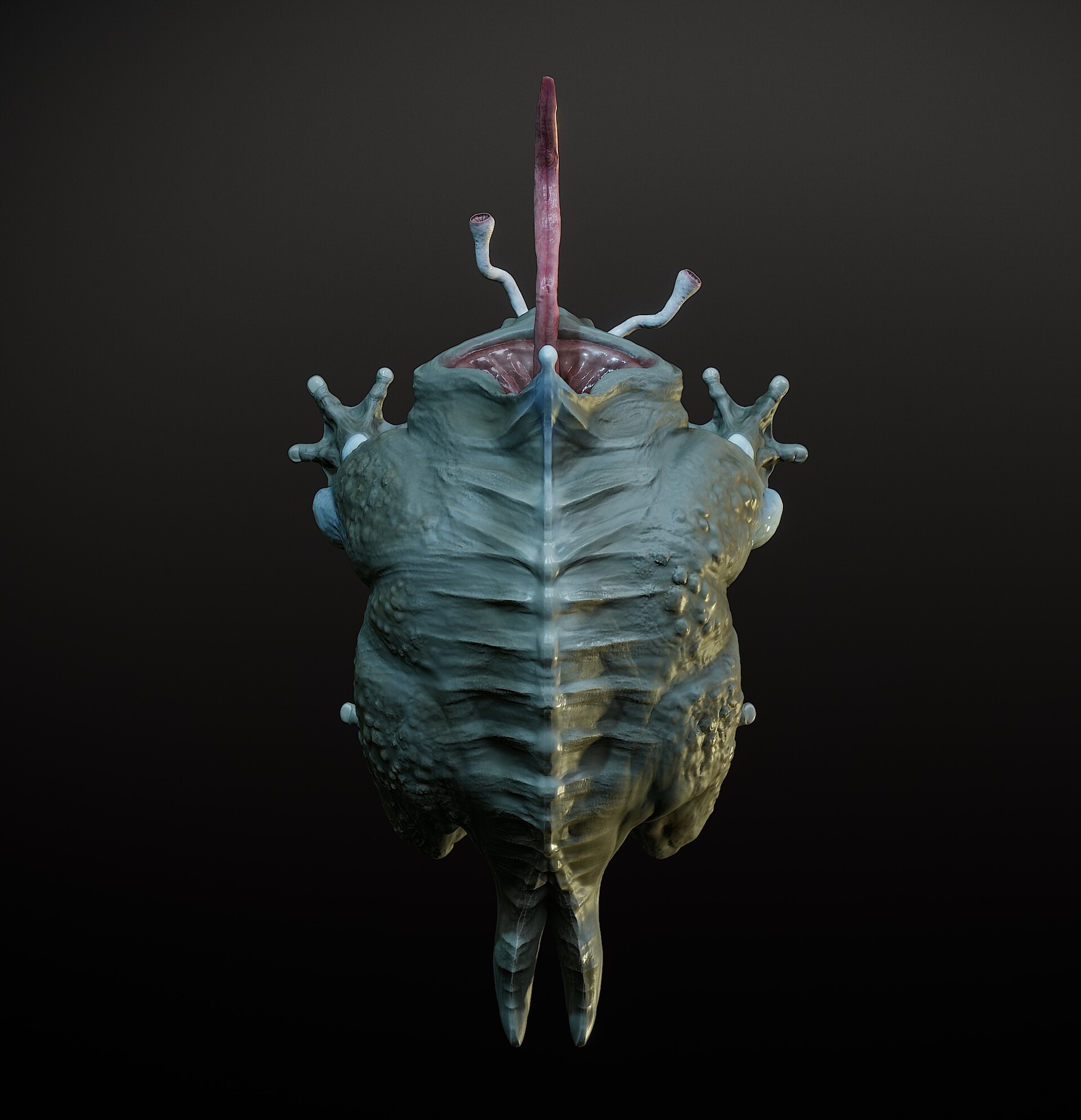 Colin Merrick - Depth Dweller Creature Concept Sculpt