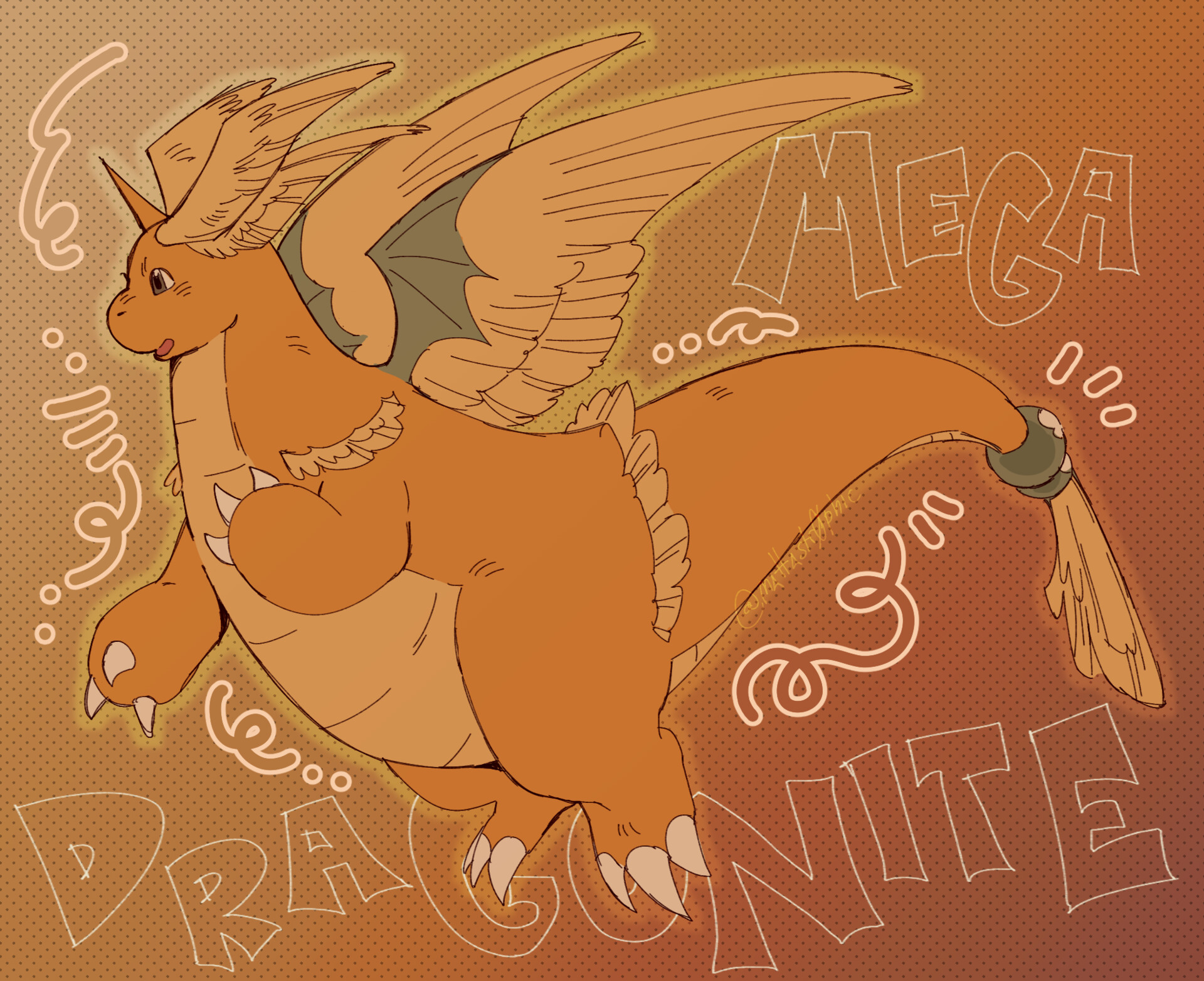 ArtStation - Mega Dragonite Redesign