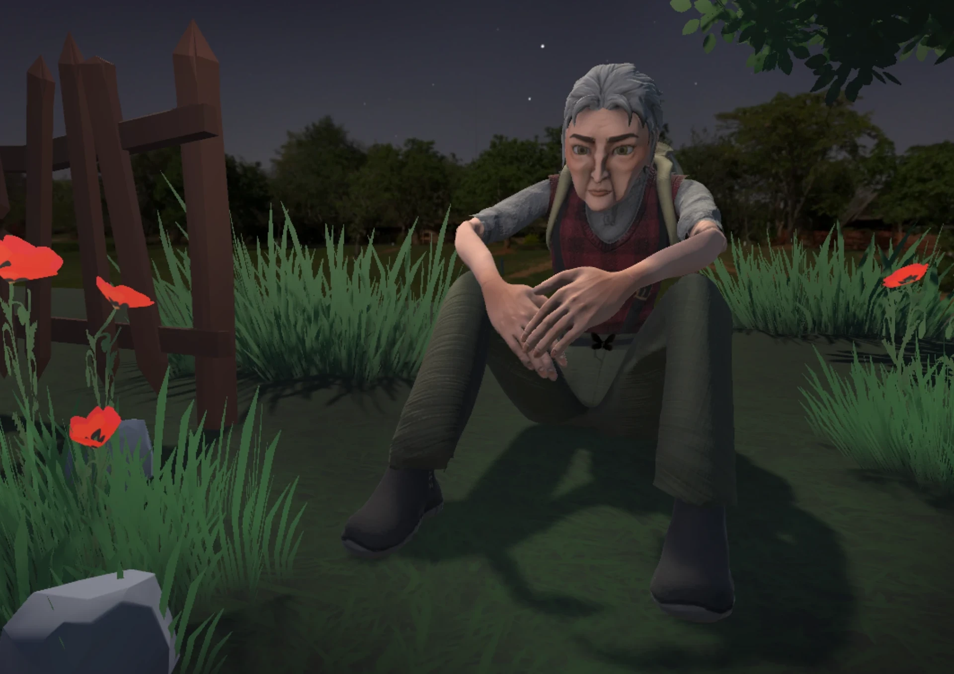 ArtStation - Old man 3D model. Game ready asset