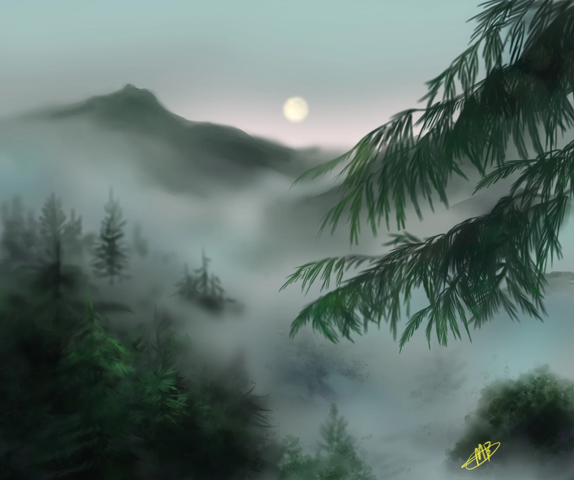 ArtStation - Misty Forest