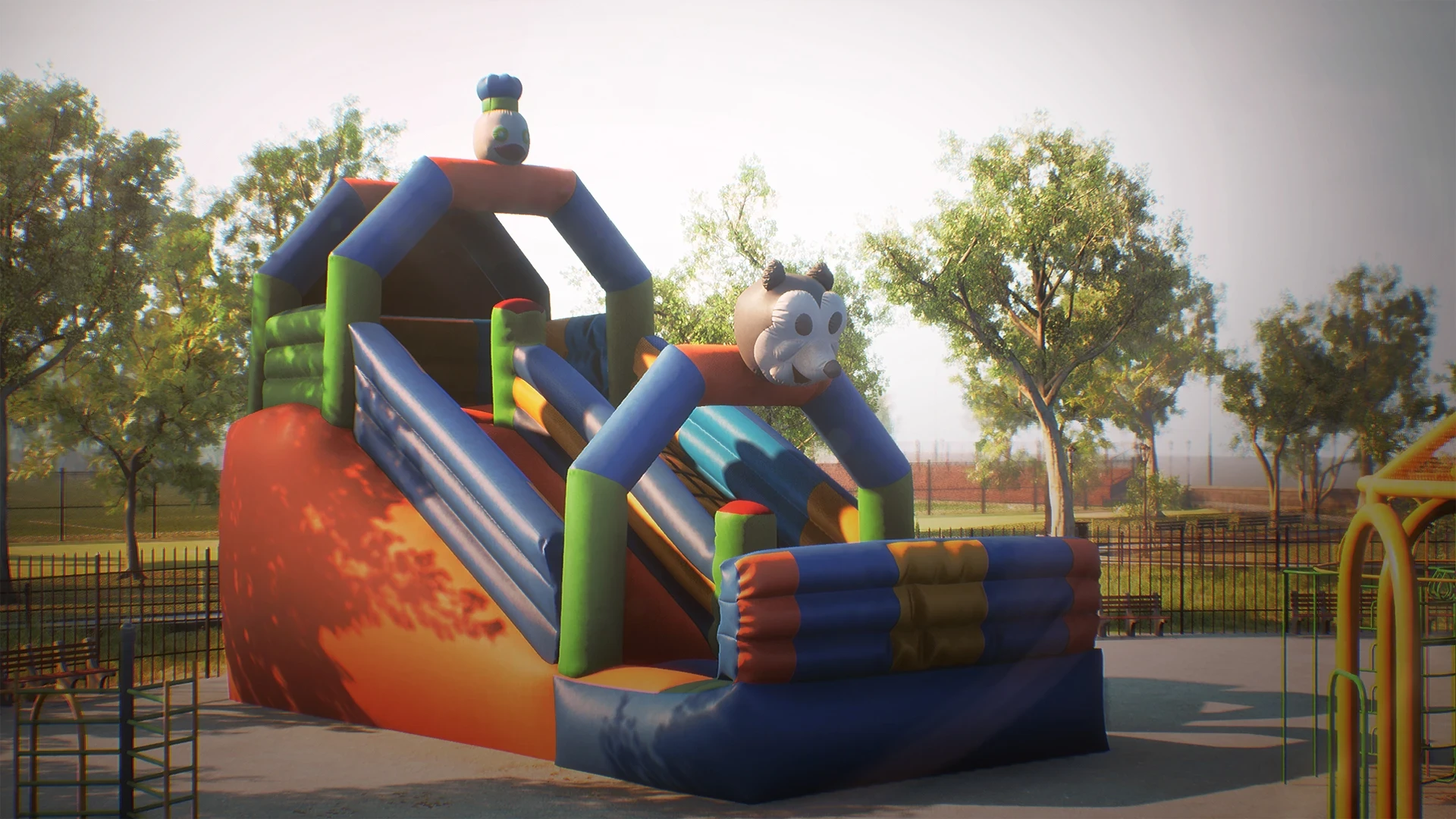 ArtStation - Inflatable Playground Slide