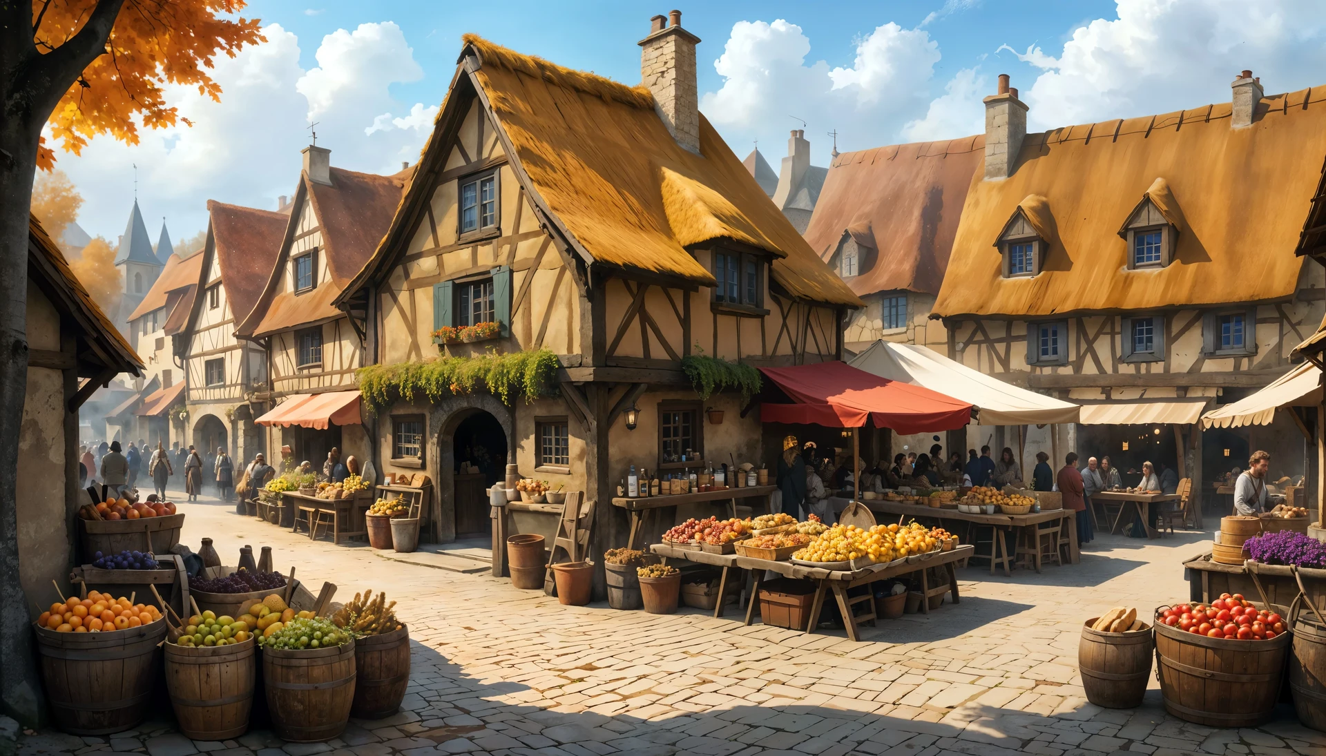 ArtStation - Medieval Marketplace