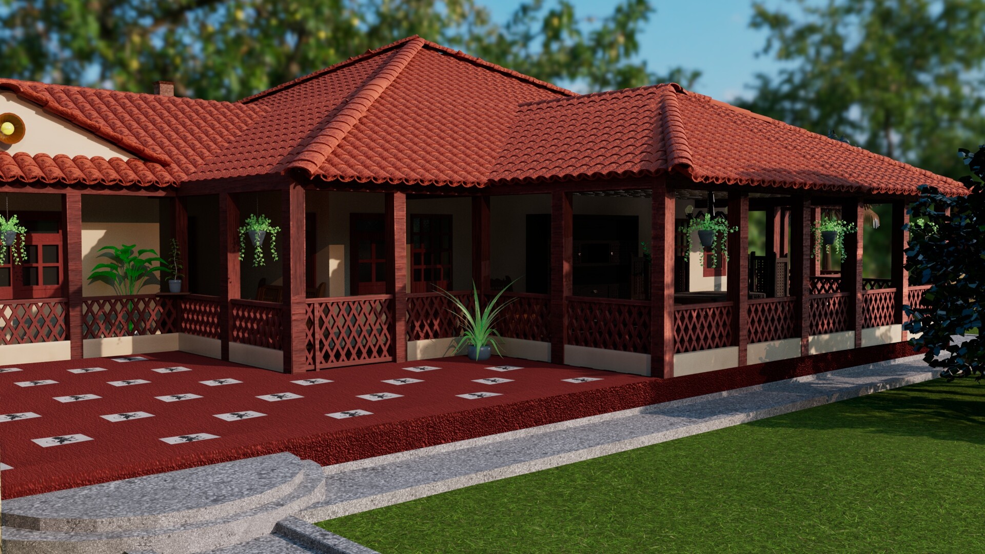 Andrés Mora - Casa Quinta Colombiana | Colombian Country House – 3D ...