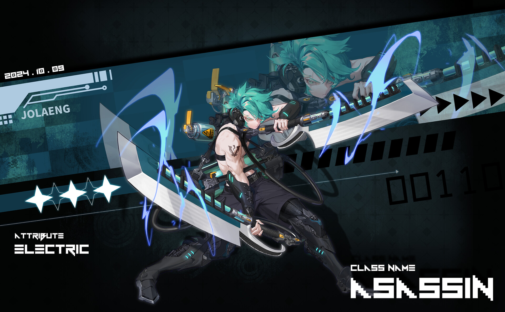 ArtStation - Electric Attribute Assassin