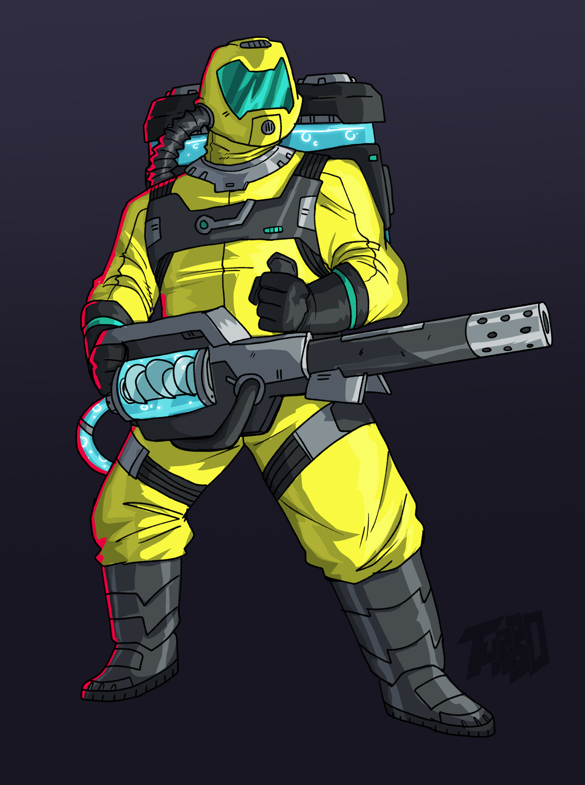 ArtStation - Janitor Slayer (Doom skin)