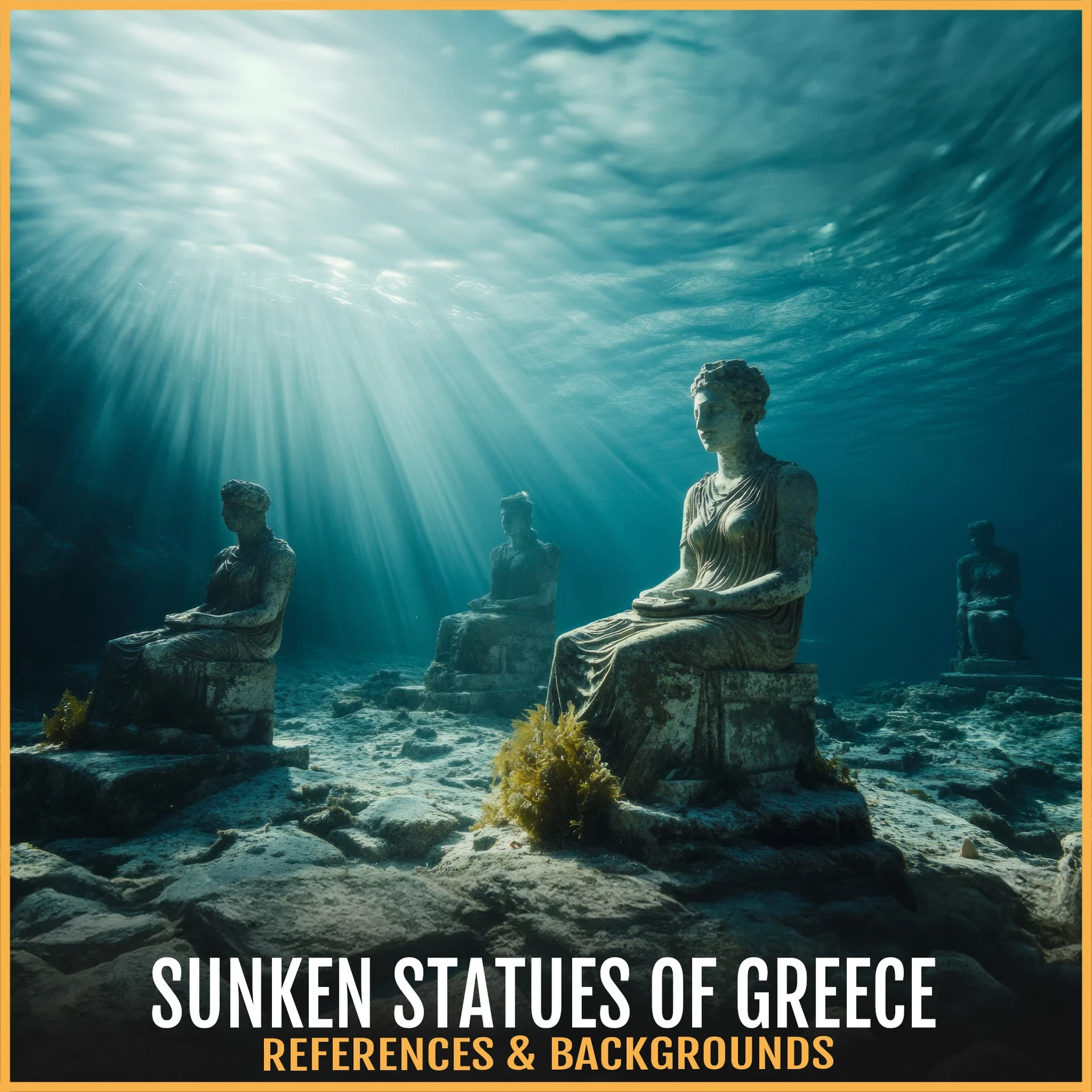 ArtStation - 505 Sunken Statues of Greece
