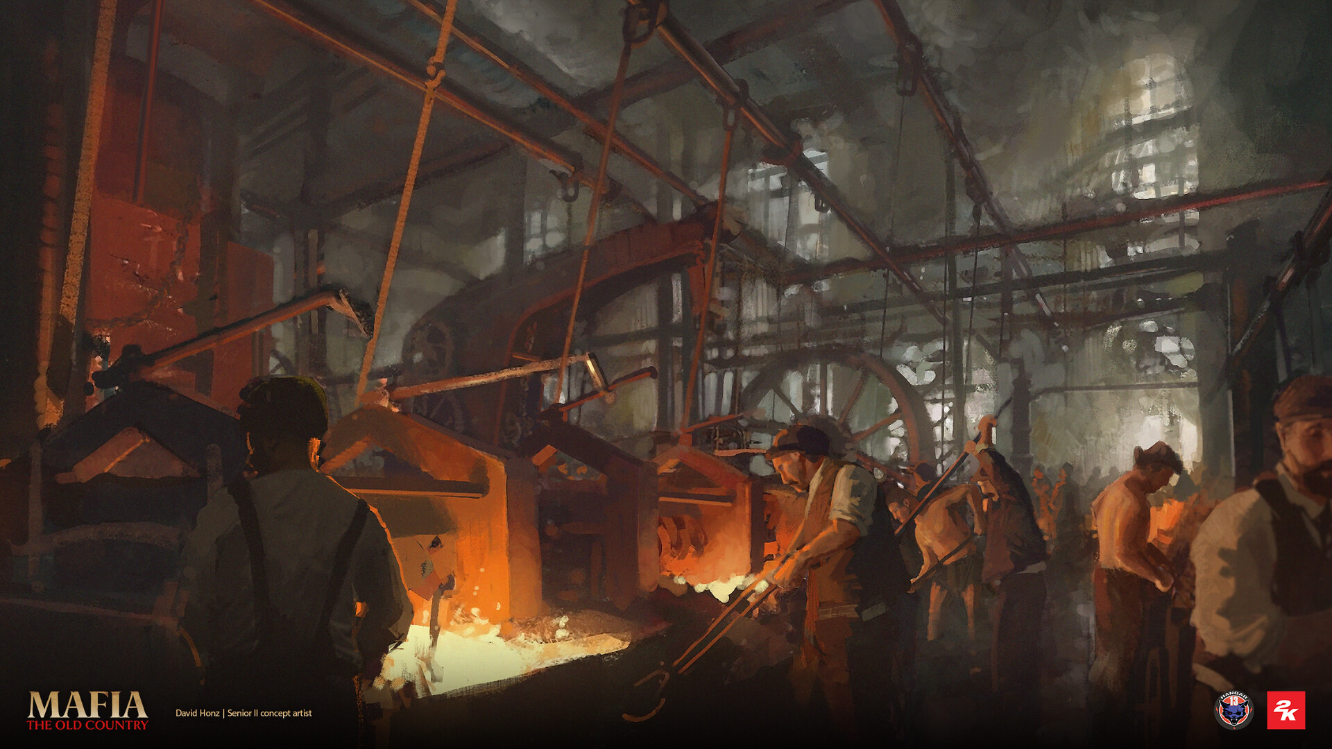 Hangar 13 Mafia: The Old Country Art Blast - ArtStation Magazine