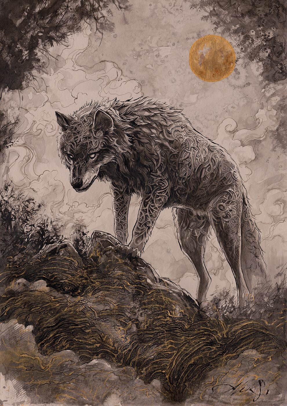 ArtStation - Legendary Wolf (Token)