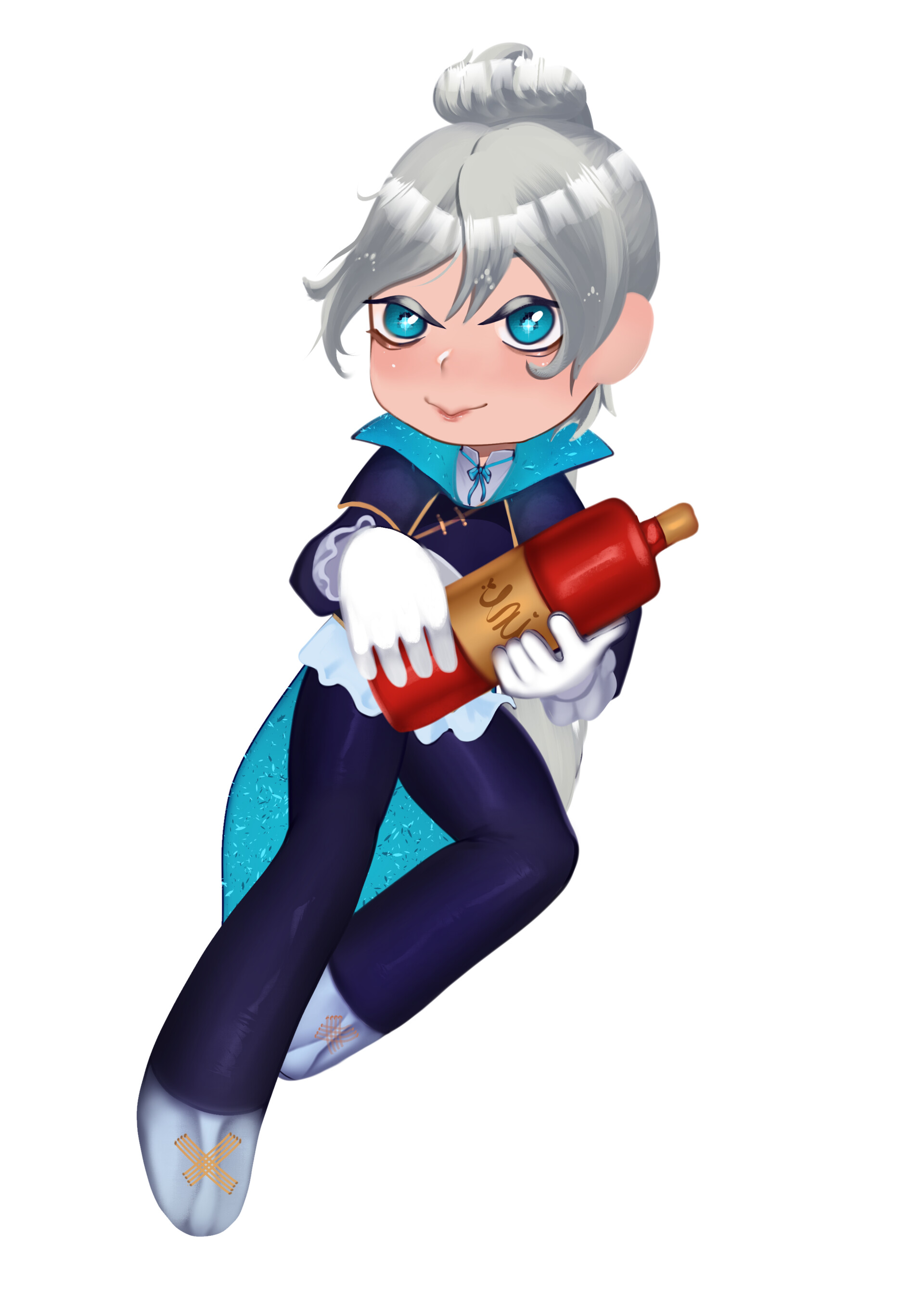 ArtStation - fanart: penta animated chibi