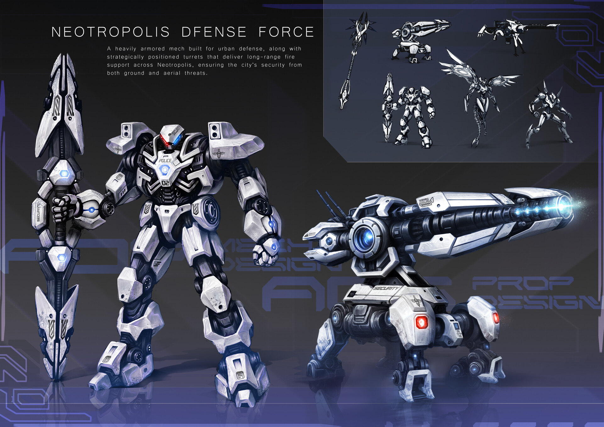 ArtStation - Neotropolis Defense Force